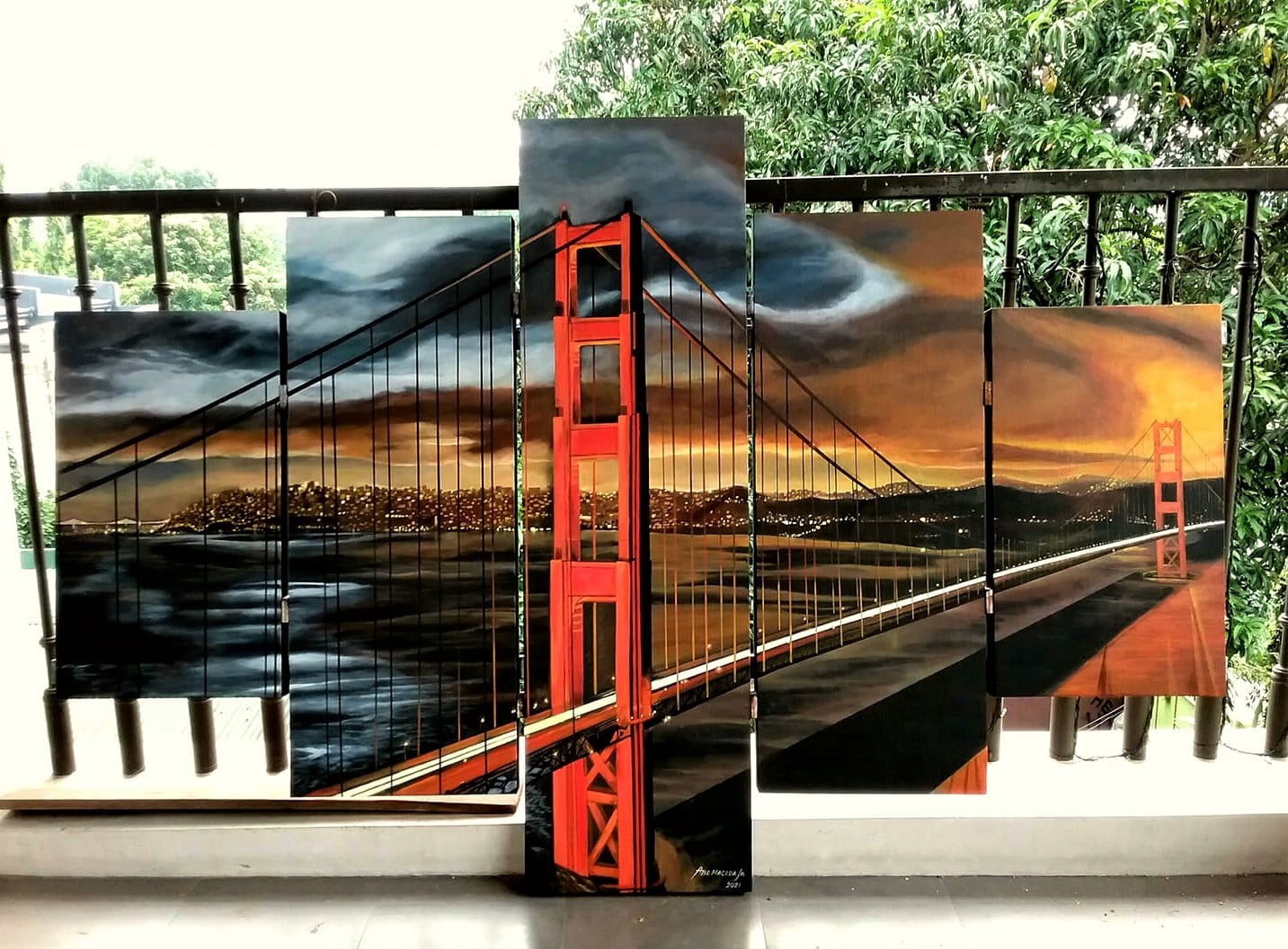 Golden Gate Bridge – Art & Abe